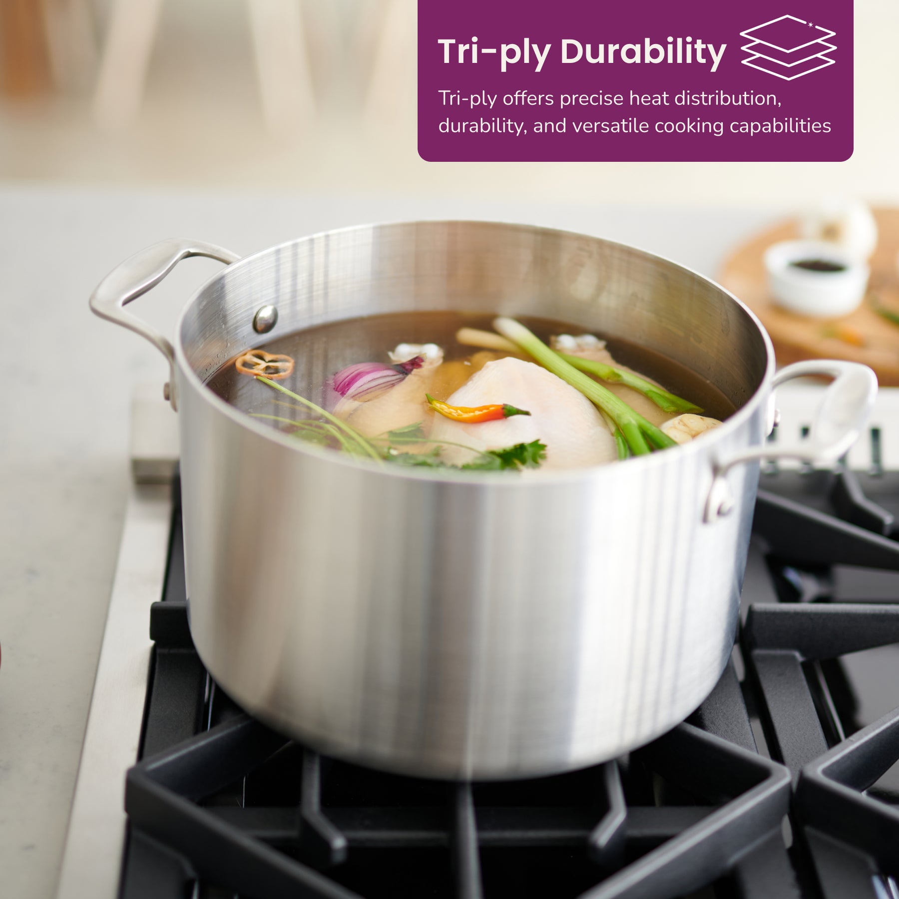 Stainless Steel Stock Pot | American Kitchen